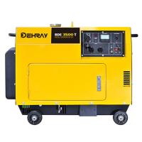 China 60Hz 3.8KW Portable Silent Generators With Self-exciation and constant voltage(with AVR) for sale