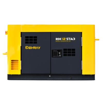 China 12KVA Water Cooled 12V Portable Silent Generators for sale
