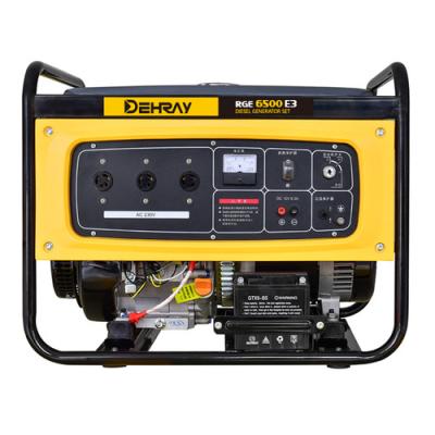 China Electric Starter 230V 7KVA Portable Silent Generators for sale