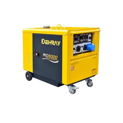 China 0.418L 5.5KVA Air Cooled Portable Genset For Home 15L Tank for sale