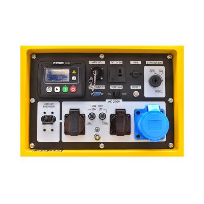 China 6KVA Single Phase 90×66mm Quiet Portable Inverter Generator for sale