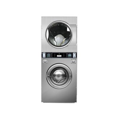 China Fully Automatic Commercial Spin Electrical Tumble Dryer Machine with 14.4x2kw Fan Power for sale