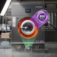 China 2 Tanks Multi Solvent, Stainless Steel Steam Heating Clothes Hydrocarbon Dry Cleaning Machine for sale
