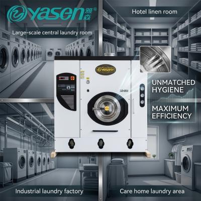 China 16kg Laundry Industrial Dry Cleaning Machine Needs Solvent C₂Cl₄ Tetrachloroethylene for sale