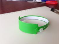 China Customized UHF Disposable Rfid Wristband Rfid PVC Wristband Smart Tag for sale