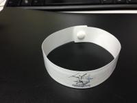 China Disposable RFID Smart Tags PP Material Rfid Wristband Green for sale