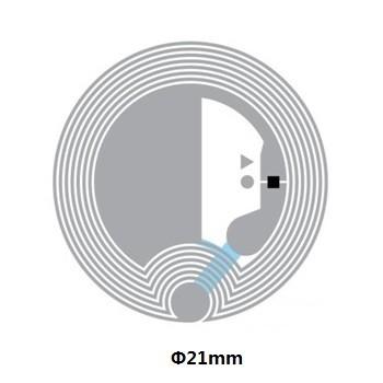 China Electronic Smallest Programmable Nfc Tags Rfid With 213 Chip for sale