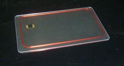 China Transparent laminated PVC White card for gift card , discount card for sale