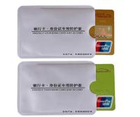 China Nfc Blocking Protector card contactless Protection With Signal Shield For Safety Guard for sale