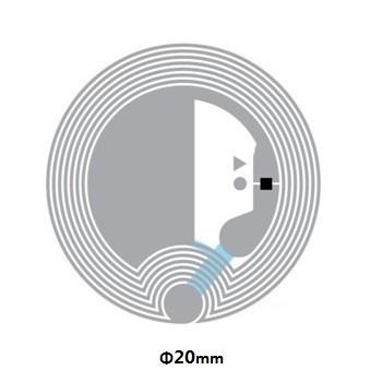 China Electronic Smallest Programmable Nfc Tags Rfid With 213 Chip for sale