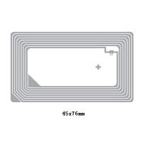 China 85.5*54mm HF RFID Inlay PET material with RFID Classic ®  SLI chip for sale