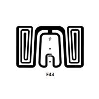 China Custom 26*16mm F43 RFID UHF Inlay / RFID Dry Inlay With Impinji Monza 4 Chip for sale