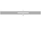 China Aluminium RFID UHF Inlay Alien H3 73×124mm Die Cut Size 3×84mm Antenna for sale