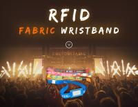 China NFC Rfid Wristband Eco Friendly one time used Bracelet 13.56 Mhz contactless Smart Tags tickets for sale