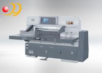 China Servo Motor Automatic Paper Cutter Machine Double Guide Rail for sale