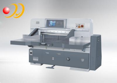China Servo Motor Automatic Paper Cutter Machine Double Guide Rail for sale