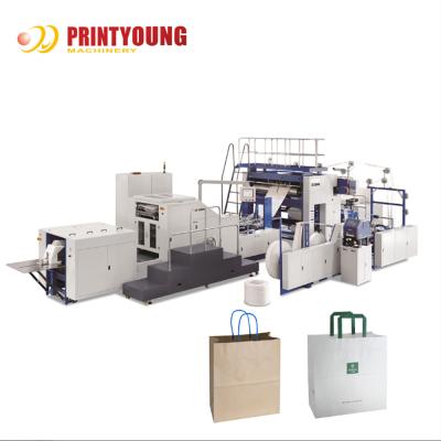 China Automatic Sheet Feeding Paper Bag Making Machine 42KW 90 - 170g/M² for sale