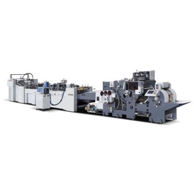 China PRY700C-240 Paper Shopping Bag Making Machine Square Bottom Automatic Sheeting Feeding for sale