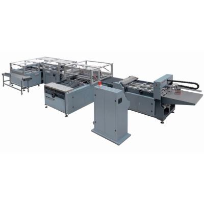China QFM-600B Automatic Book Hard Cover Maker Machine PLC Control 22KW for sale