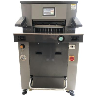 China H498T Hydraulic Paper Cutter Machine With Touch Screen for sale