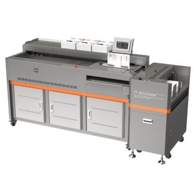 China H1 A1 Intelligent Double Running Book Cover Glue Binding Machine For Indentation for sale