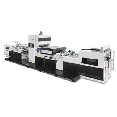 China Fully Automatic Window Water Based Glue Thermal Film Laminating Machine NFM-E1080W for sale