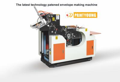 China Full Automatic High Speed Envelope Manufacturing Equipment With Two Sides Folding for sale