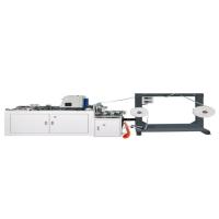 China Automatic Hot Melt Glue Paper Shopping Bag Handle Making Machine 380V for sale