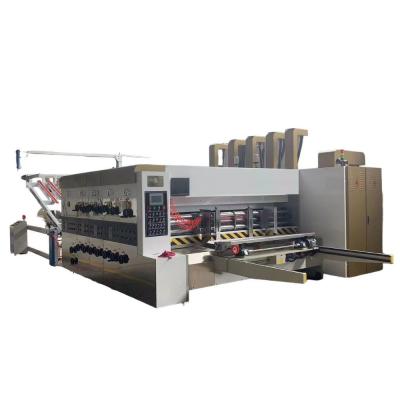 China PRY-2000 Lead Edge Three Color Printing And Die Cutting Machine With Stacker for sale