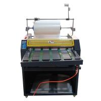 China SMFM-650D Semi Automatic Digital Oil Heating Automatic Cut Film Laminator With Overlap Function for sale