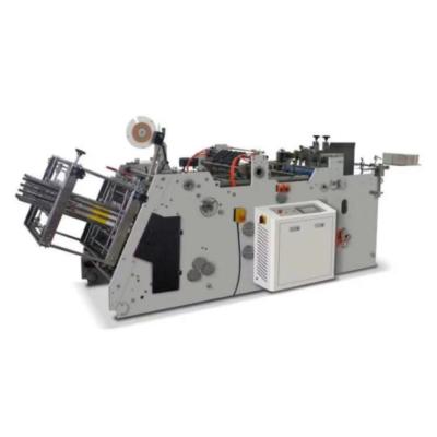 China PRY-Q1200 Double Lines Erecting Hamburger Box Forming Machine With Full Servo Motor for sale