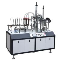 China PRY-50CHJ Automatic 30 ~ 40 times/min Food PE Coated Paper Lunch Box Forming Making Machine for sale