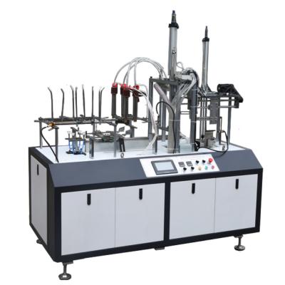 China PRY-50CHJ Automatic 30 ~ 40 times/min Food PE Coated Paper Lunch Box Forming Making Machine for sale