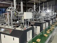 China PRY-50CHJ Automatic 30 ~ 40 times/min Food PE Coated Paper Lunch Box Forming Making Machine for sale