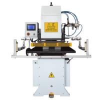 China PRY-568 Air Over Hydraulic Driving System Embossing and Hot Stamping Machine for sale