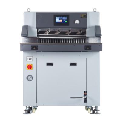 China CP-670B Heavy Duty Microcomputer Program Control Hydraulic Paper Cutter Machine for sale