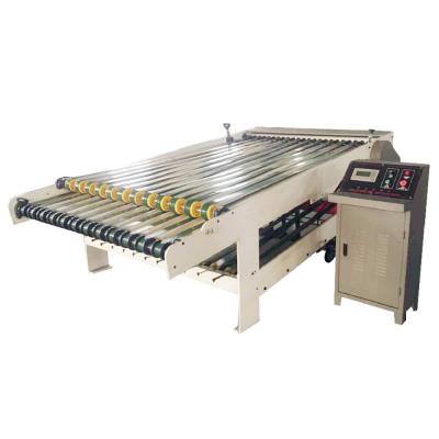 China 1600 Model Stacker Corrugated Double Layer Single Facer Paper Cardboard Making Machine for sale