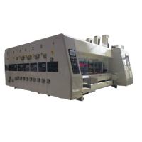 China PRY-D400 Automatic Lead Edge 4 Colors Flexo Printing Slotting Die Cutting Machine with Stacker for sale