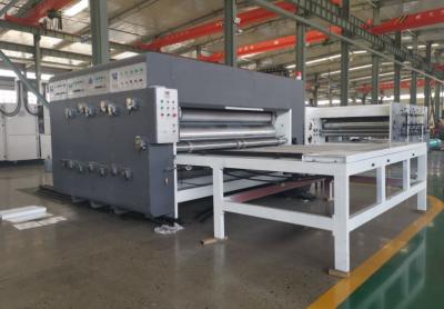 China PRY-B400 Semi Automatic 2 Colors Flexo Printing Slotting Die Cutting Machine for sale