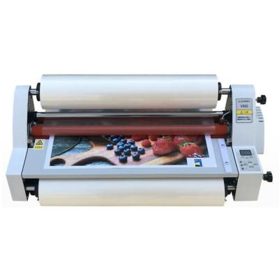 China PRY-V480 Mini Heated Rubber Roll Manual Film Laminator for sale