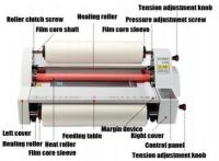 China PRY-V480 Mini Heated Rubber Roll Manual Film Laminator for sale