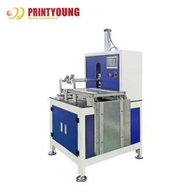 China Paper Round D Type Half Round Box Gluing Backing Machine for sale