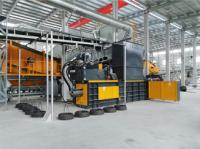 China JPW100QT-DZ Horizontal Full Automatic Continuous Waste Paper Recycling Press Baler for sale