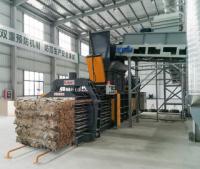 China JPW100QT-DZ Horizontal Full Automatic Continuous Waste Paper Recycling Press Baler for sale