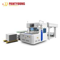 China PRY-1080E High Productivity PLC & Motor Automatic Paper Stripping & Blanking Machine for sale