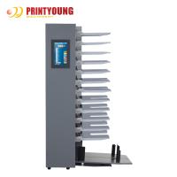 China SR-410/412 Computerized Automatic 10-Bin Paper Collator Machine 220V 4500 Sets/H 490mm Max Width for sale