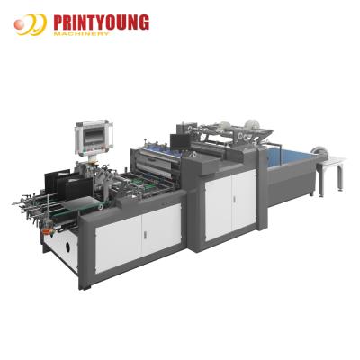 China TC-1080B Fully Automatic Paper Box Double Channel Window Patching Machine Motor Engine 380V High-Capacity 40000 Pieces/Hour for sale