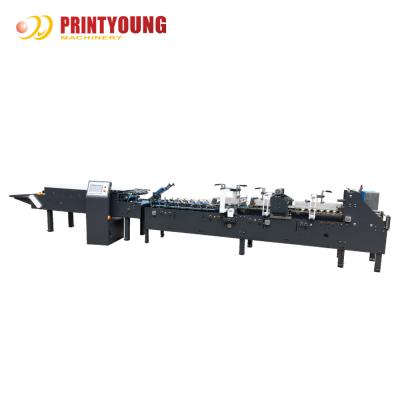 China ZH-600G 700G 800G Automatic Feeding Folder Gluer Box Forming Machine with Crash Lock Bottom for sale