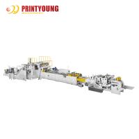 China KL-H Fully Automatic Sheet Fed Shopping Bag Making Machine with Twisted Paper Rope Handle Motorized High Productivity for sale