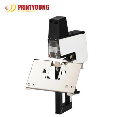 China PRY-106 Electric 220V Heavy-Duty Metal Books Flat Binding Machine Saddle Stitching Paper Stapler 50 Sheets for sale